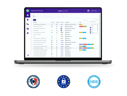 caractéristiques du contrôle de zebrix